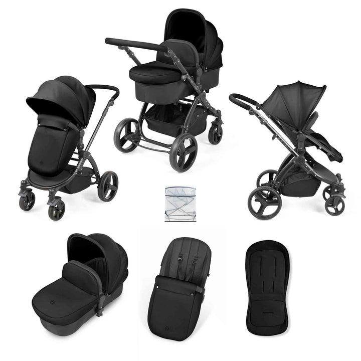 Stomp Urban City Pram with ISOFIX Base – Ickle Bubba