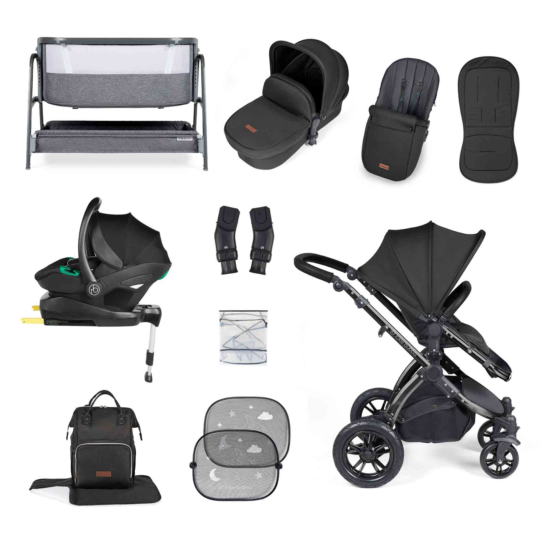 Stomp Urban City Pram with ISOFIX Base – Ickle Bubba